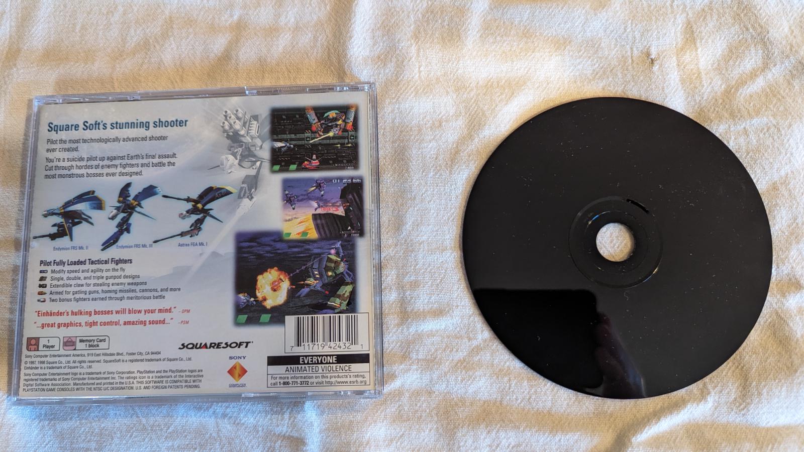 Einhander | Item, Box, and Manual | Playstation