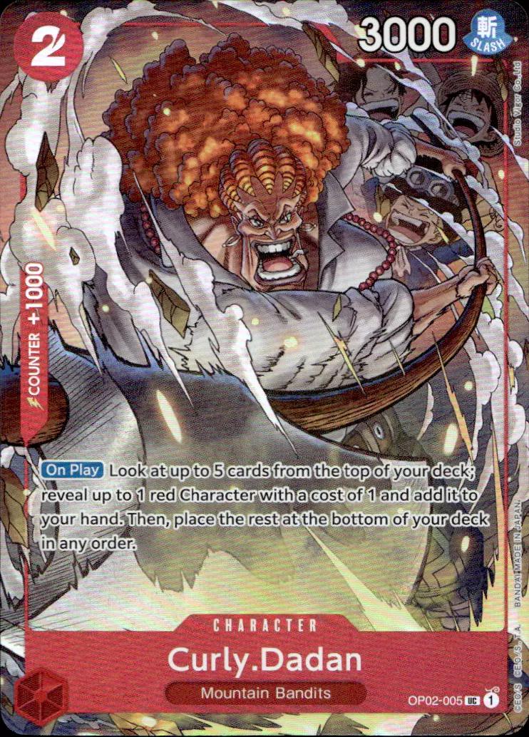 Curly.Dadan [Alternate Art] OP02-005 Prices | One Piece Paramount War ...
