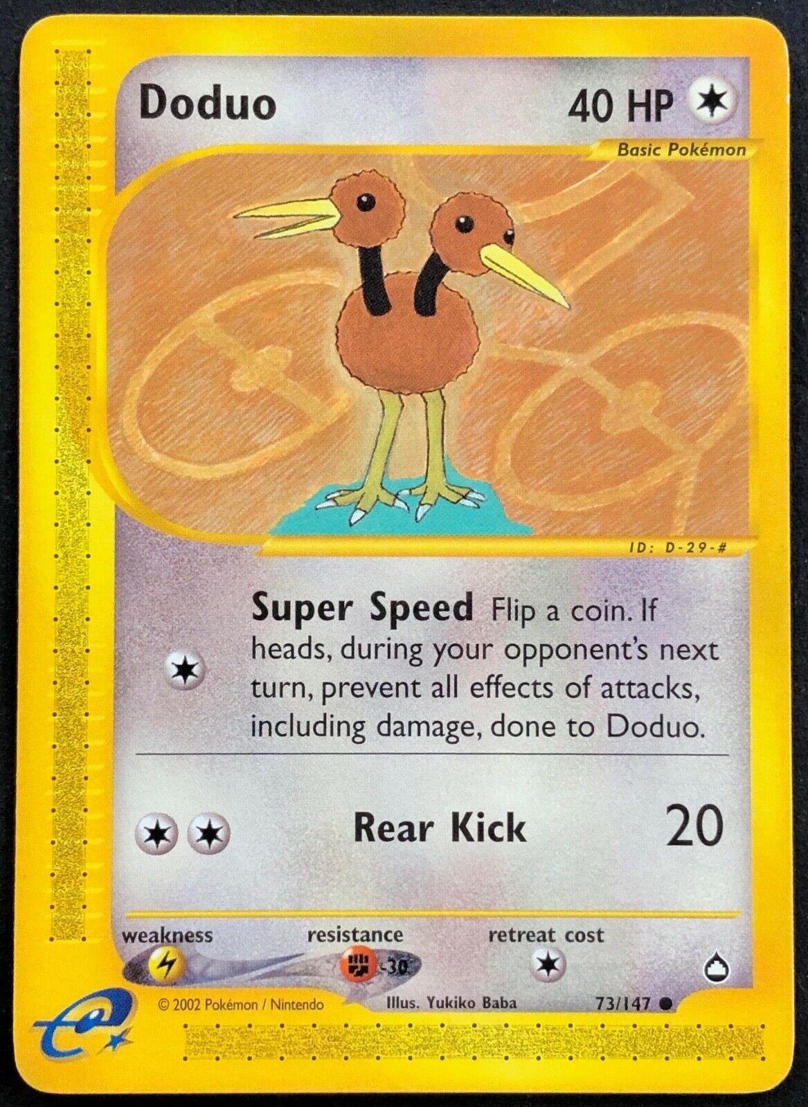 Doduo #73 Prices | Pokemon Aquapolis | Pokemon Cards