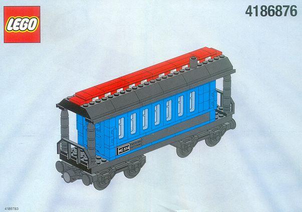Passenger Wagon Blue #4186876 LEGO Set Prices | New, Boxed, Loose Values