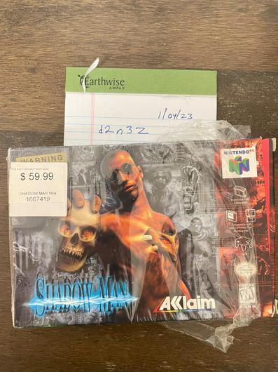 Shadow Man | Item, Box, and Manual | Nintendo 64