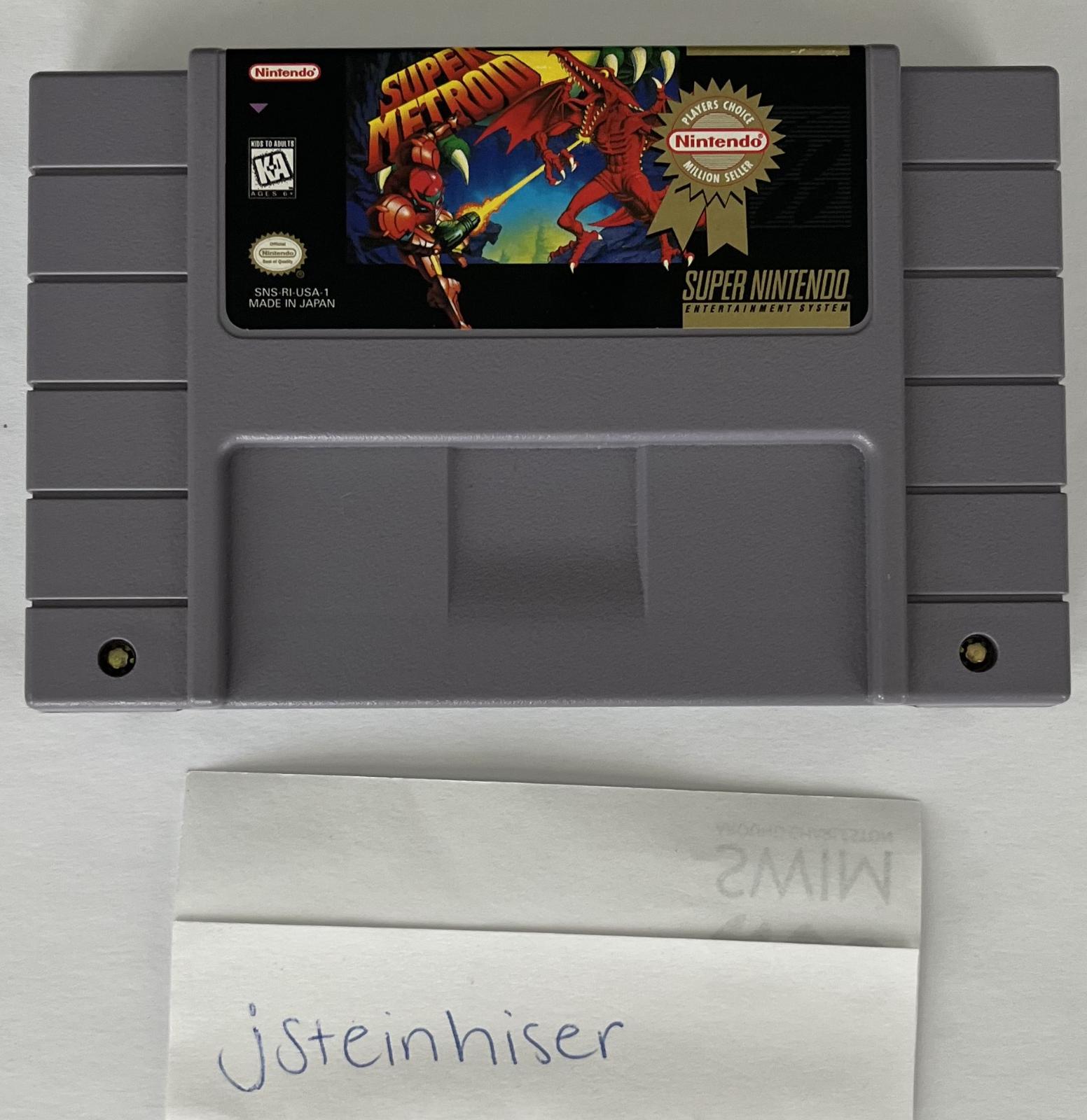 Super Metroid [Player's Choice] | Item only | Super Nintendo