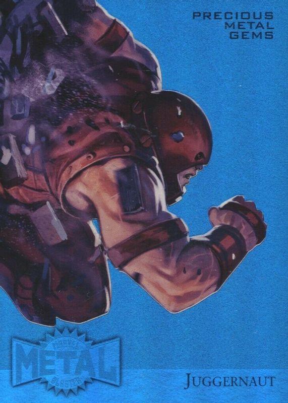Juggernaut [Blue] #18 Prices | Marvel 2015 Fleer Retro Metal | Marvel Cards