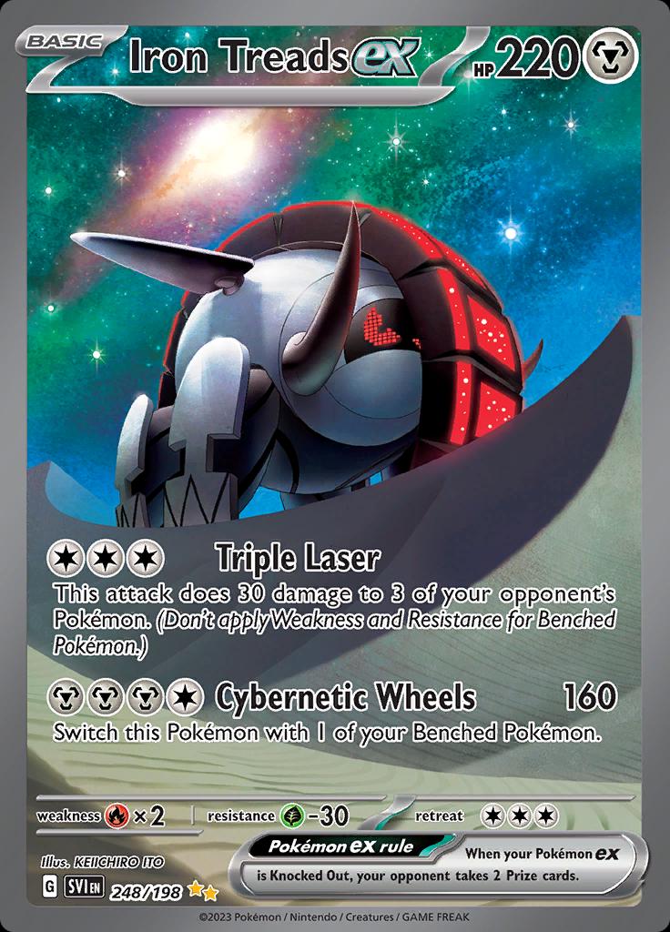 Iron Treads ex #248 Prices | Pokemon Scarlet & Violet | Pokemon Cards