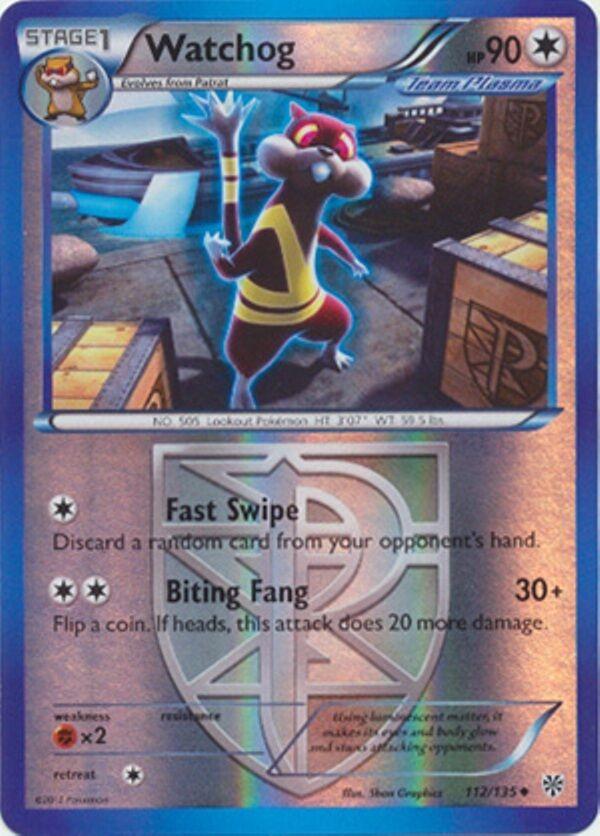 Watchog [Reverse Holo] #112 Prices | Pokemon Plasma Storm | Pokemon Cards