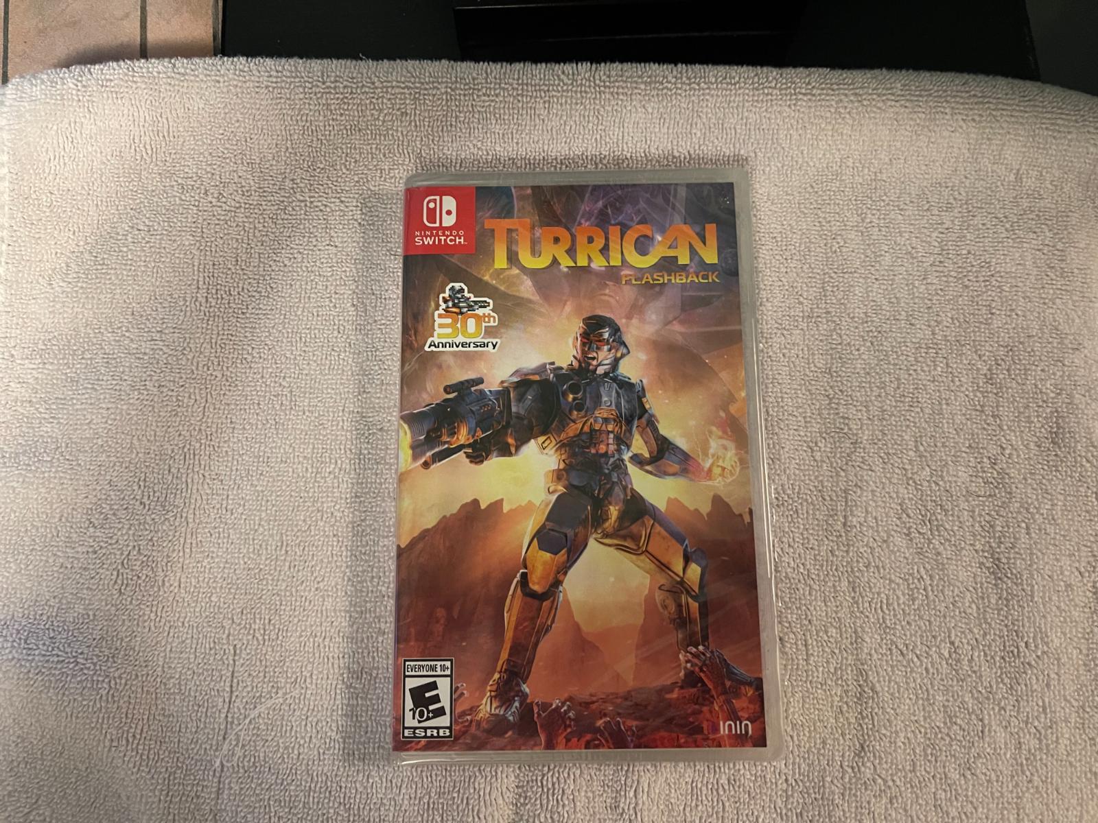 Turrican Flashback | New Item, Box, and Manual | Nintendo Switch