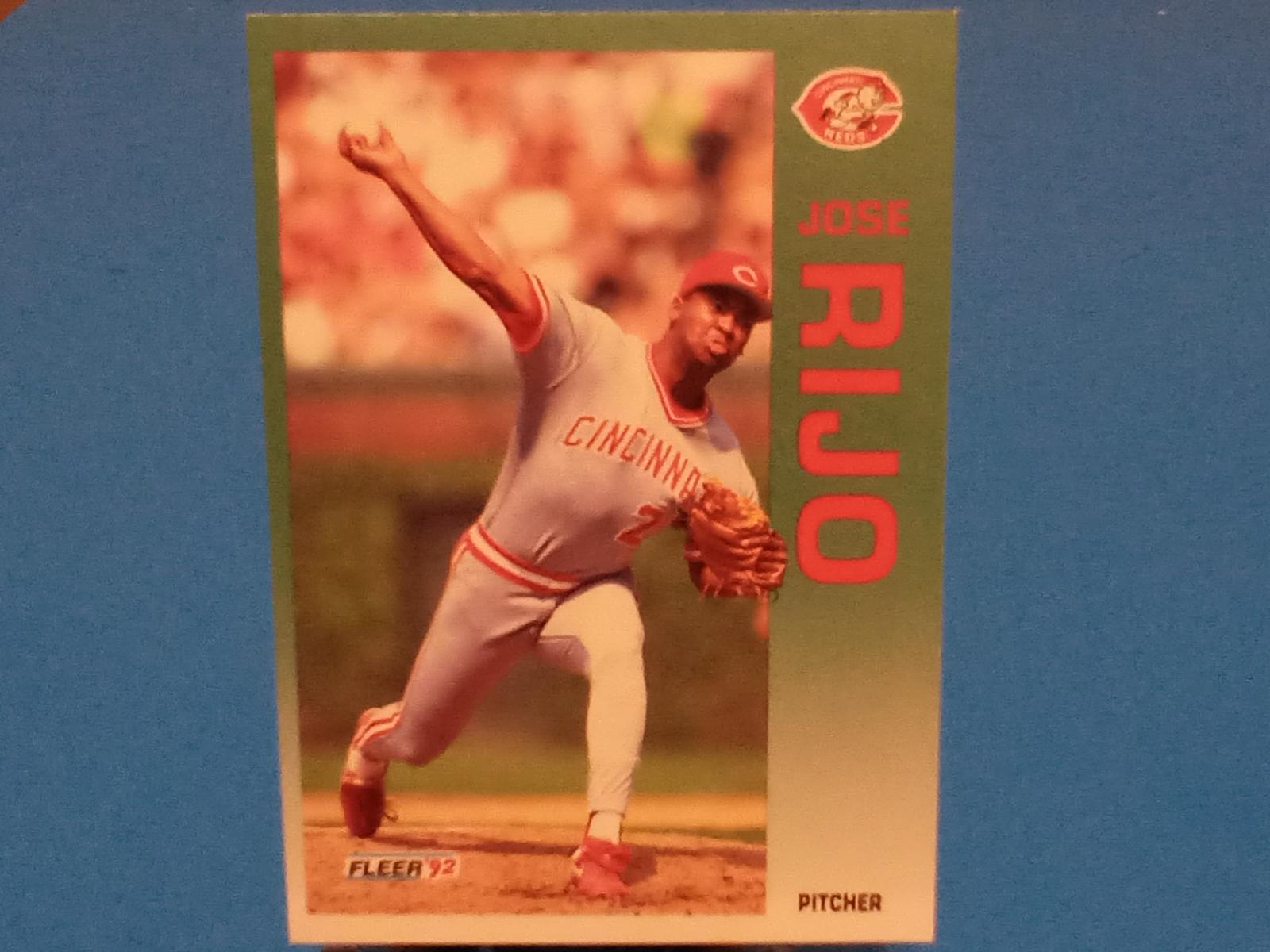 Jose Rijo | Ungraded | 1992 Fleer