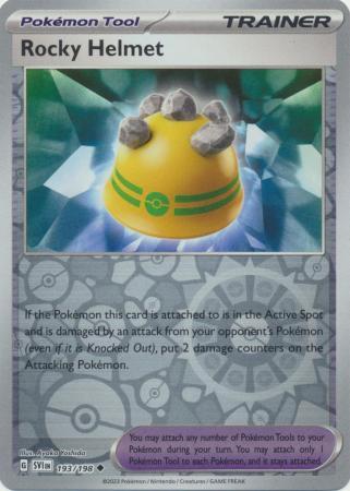 Rocky Helmet [Reverse Holo] #193 Prices | Pokemon Scarlet & Violet ...