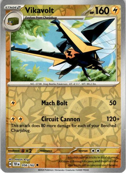 Vikavolt [Reverse Holo] #56 Prices | Pokemon Temporal Forces | Pokemon ...