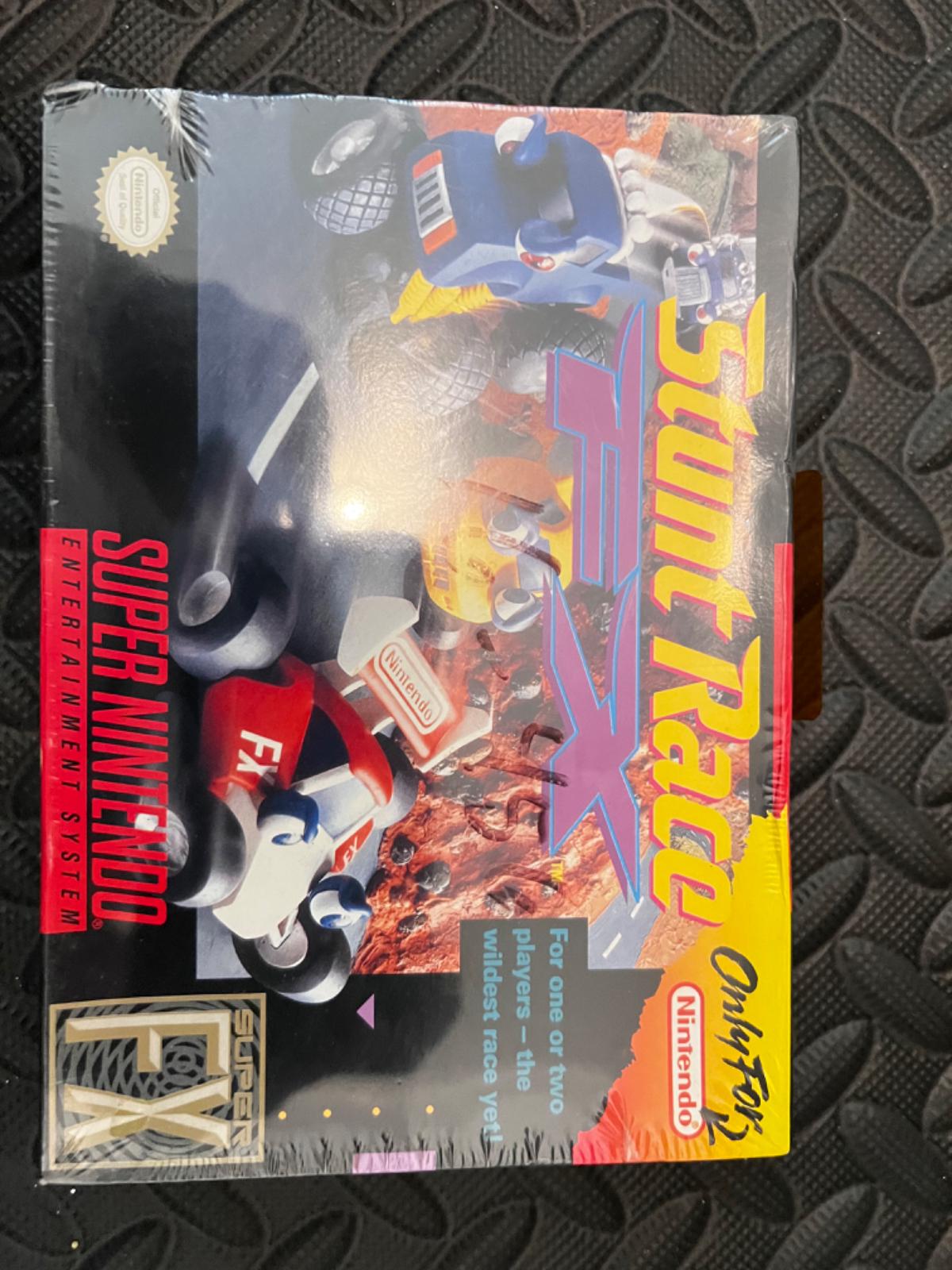 Stunt Race FX | New Item, Box, and Manual | Super Nintendo