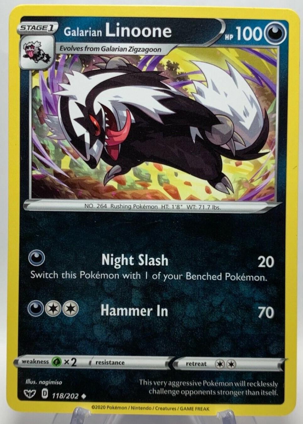 Galarian Linoone #118 Prices | Pokemon Sword & Shield | Pokemon Cards