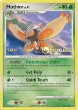 Mothim [Prerelease Staff] #42 Prices | Pokemon Majestic Dawn | Pokemon ...