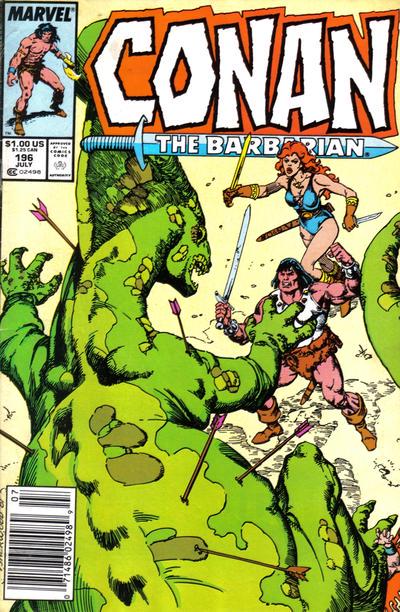 Conan the Barbarian [Newsstand] #196 (1987) Prices | Conan the ...