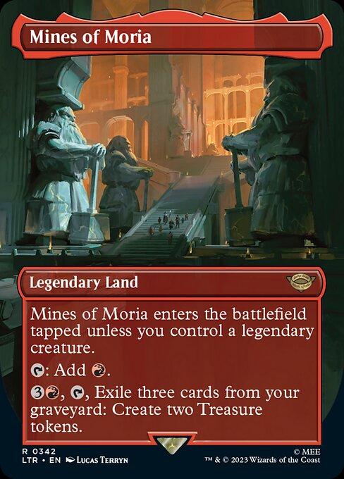 Mines of Moria [Borderless] #342 Prices | Magic Lord of the Rings ...