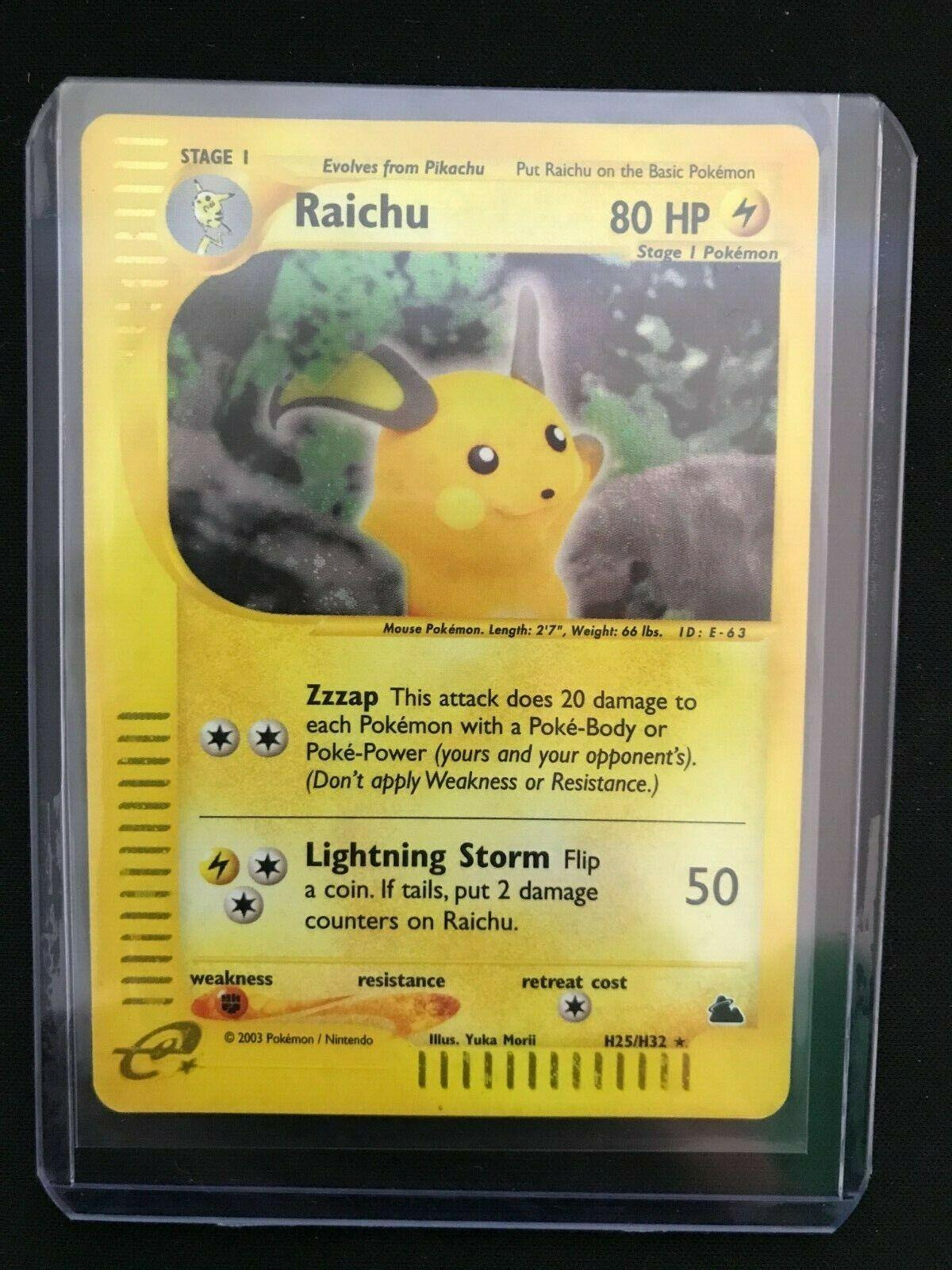 Raichu #H25 Prices | Pokemon Skyridge | Pokemon Cards