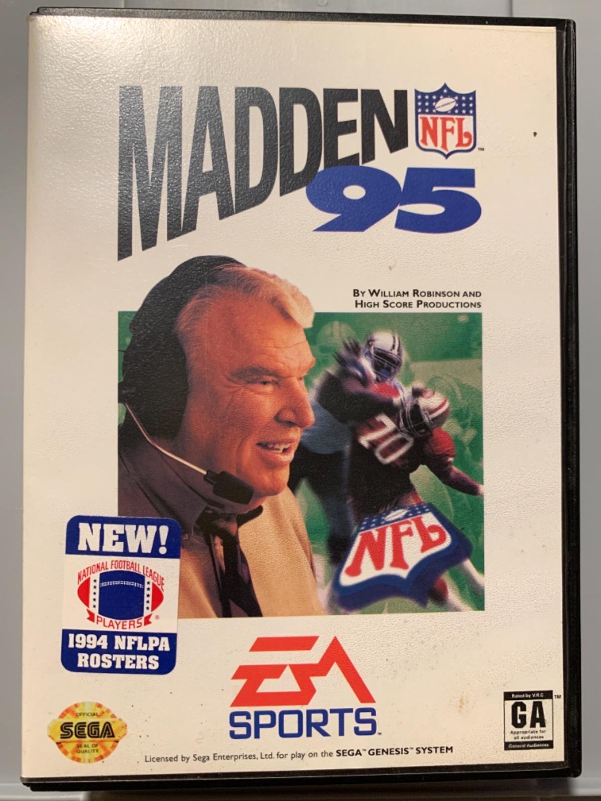 Madden NFL '95 | Item, Box, and Manual | Sega Genesis