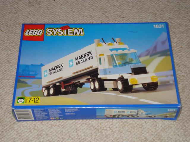 Maersk Sealand Container Lorry #1831 LEGO Set Prices | New, Boxed, Loose Values