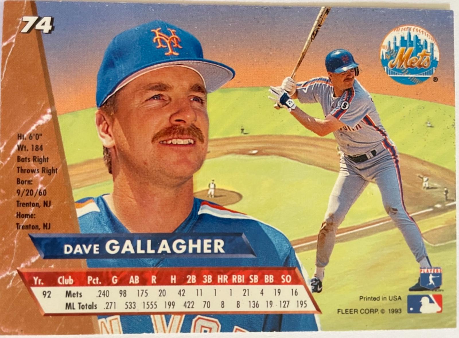 Dave Gallagher #74 Prices | 1993 Ultra | Baseball Cards
