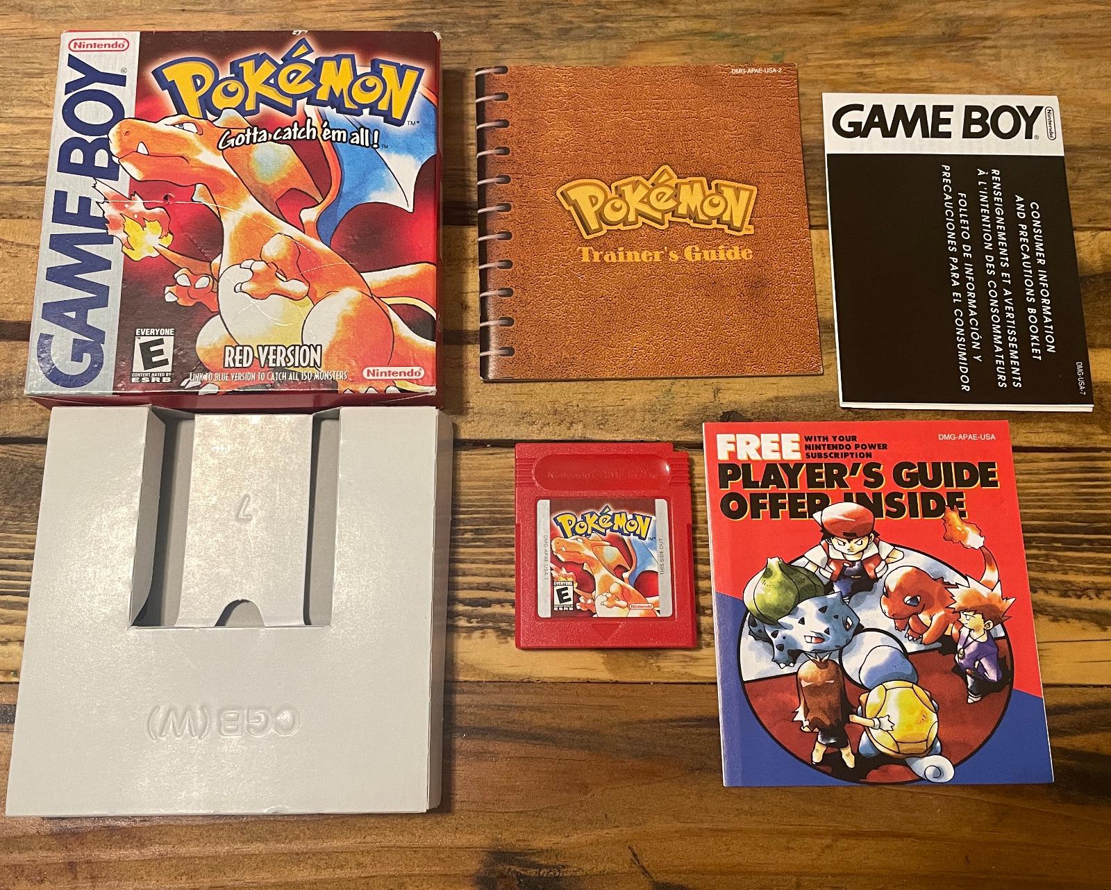 Pokemon Red | Item, Box, and Manual | GameBoy