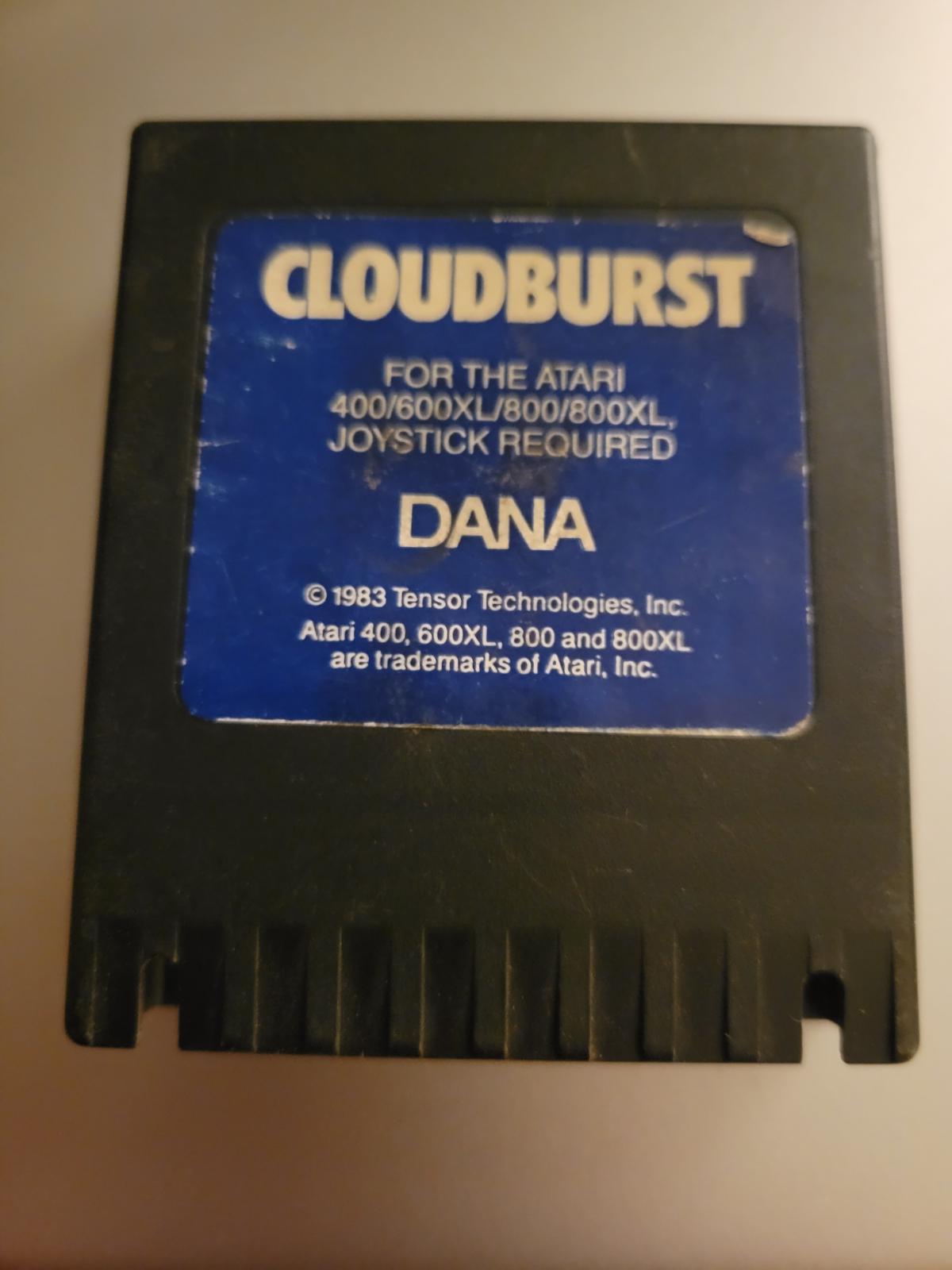 Cloudburst Prices Atari 400 | Compare Loose, CIB & New Prices