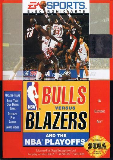 Bulls Vs Blazers and the NBA Playoffs | Item, Box, and Manual | Sega ...
