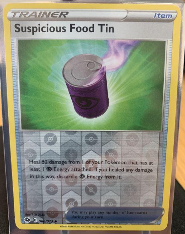 Suspicious Food Tin [Reverse Holo] #66 Prices | Pokemon Champion's Path ...