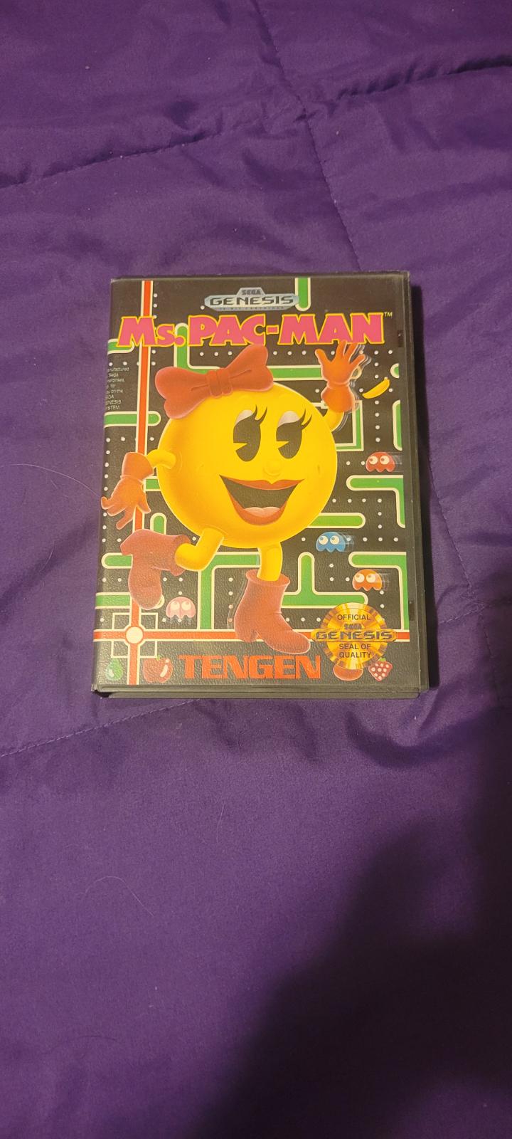 Ms. Pac-Man | Item, Box, and Manual | Sega Genesis