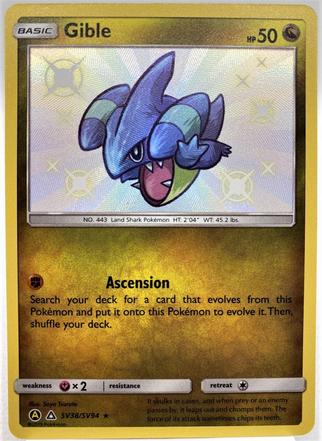 Gible #SV38 Prices | Pokemon Hidden Fates | Pokemon Cards