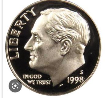 1998 S [CLAD PROOF] Roosevelt Dime Prices | Ungraded, NGC, PCGS Values