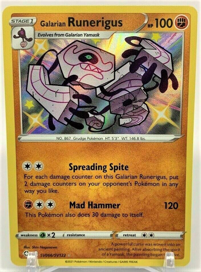 Galarian Runerigus #SV066 Prices | Pokemon Shining Fates | Pokemon Cards