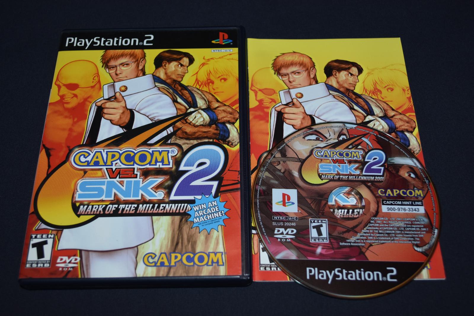 Capcom vs SNK 2 | Item, Box, and Manual | Playstation 2