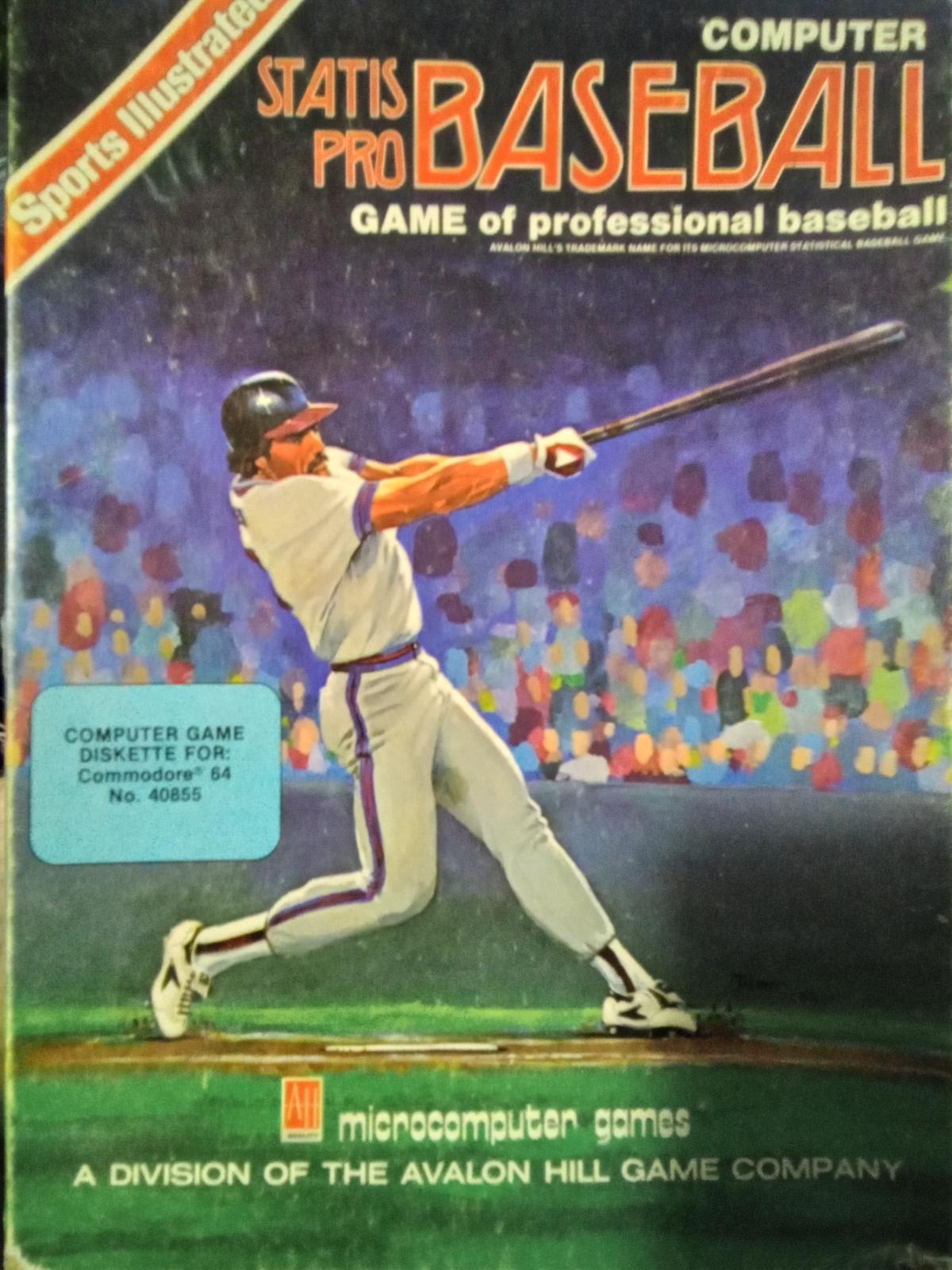Computer Statis Pro Baseball Prices Commodore 64 | Compare Loose, CIB ...