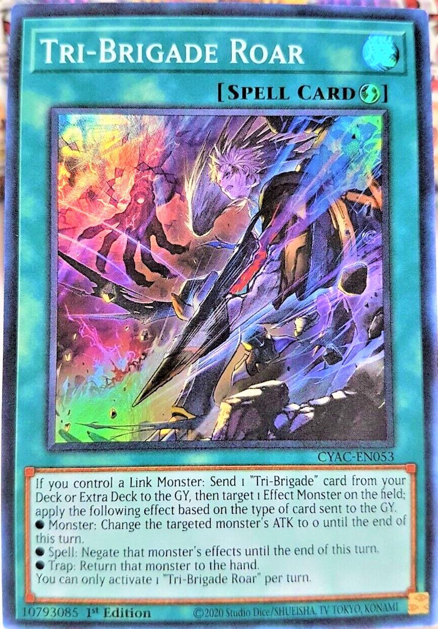 Tri-Brigade Roar CYAC-EN053 Prices | YuGiOh Cyberstorm Access | Yugioh ...
