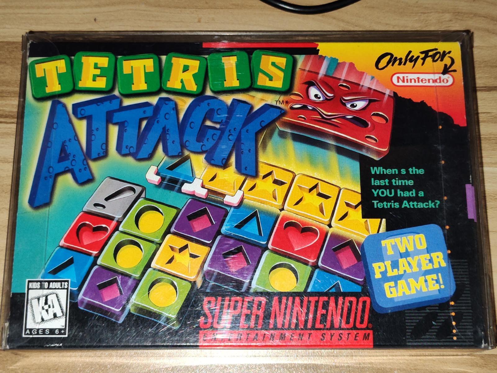 Tetris Attack | Item, Box, and Manual | Super Nintendo