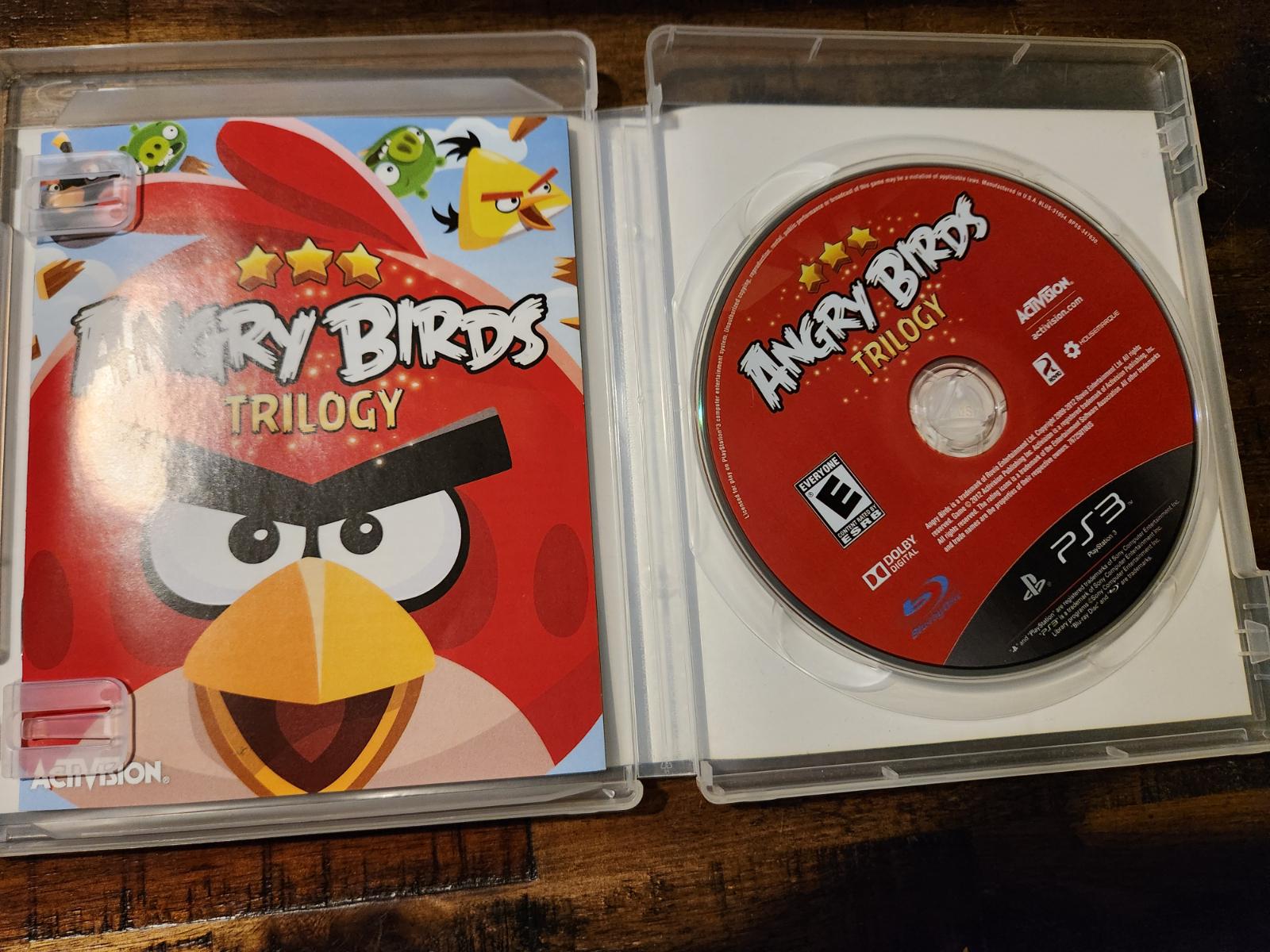 Angry Birds Trilogy | Item, Box, and Manual | Playstation 3