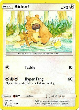 Bidoof #171 Prices | Pokemon Unified Minds | Pokemon Cards