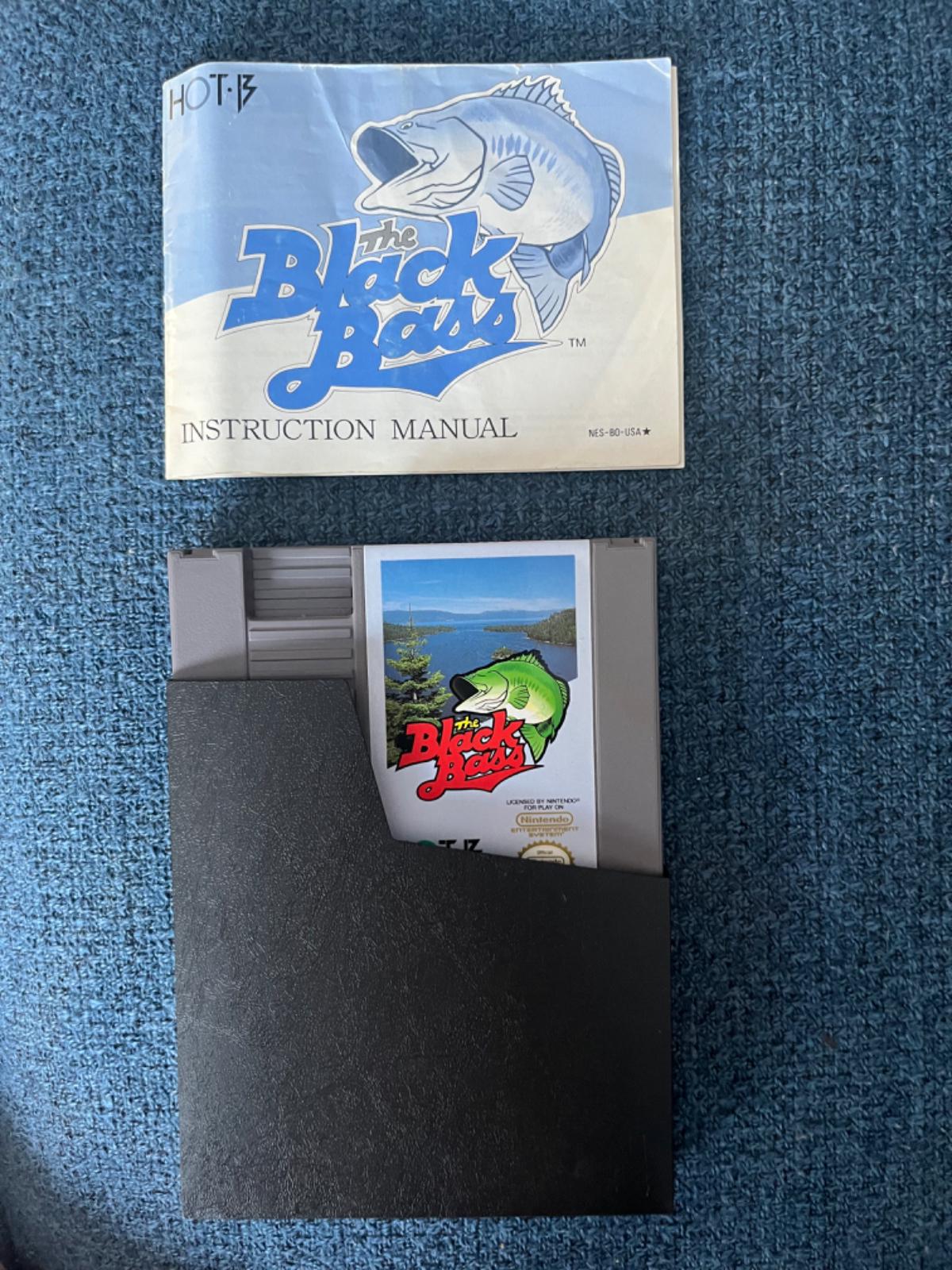 Black Bass | Item and Manual only | NES