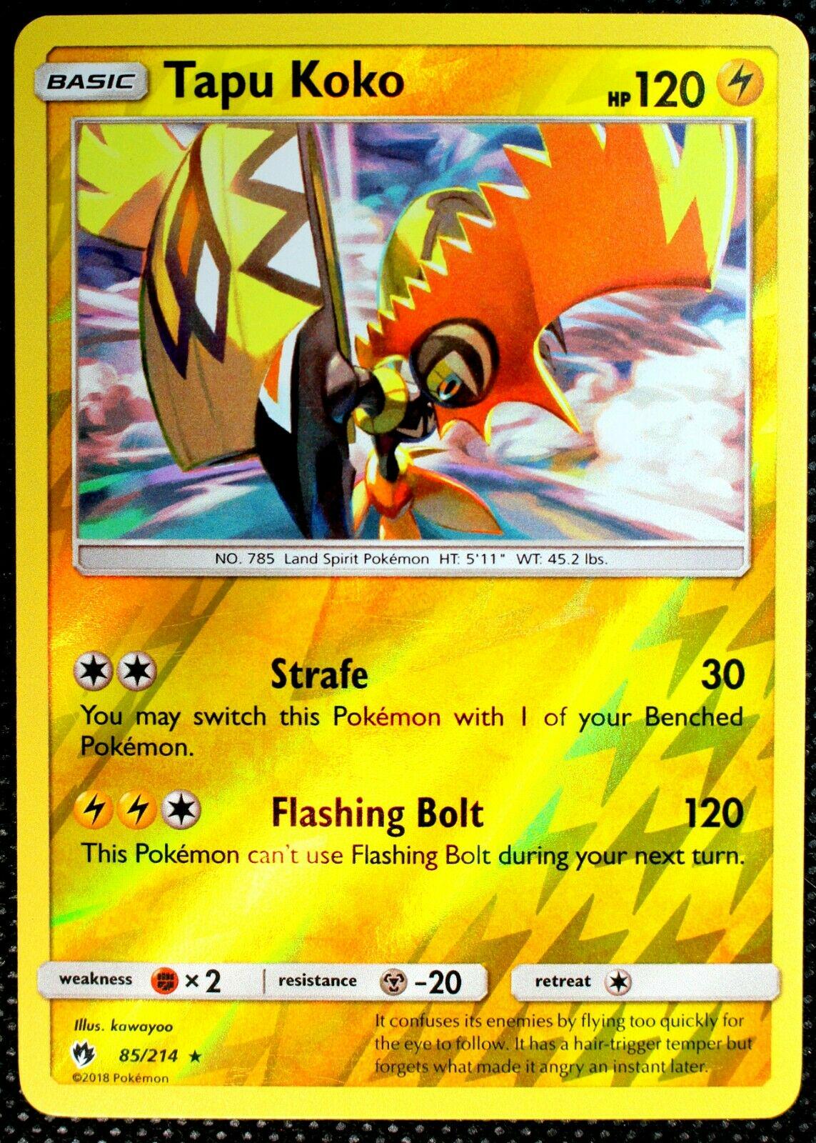 Tapu Koko [Reverse Holo] #85 Prices | Pokemon Lost Thunder | Pokemon Cards