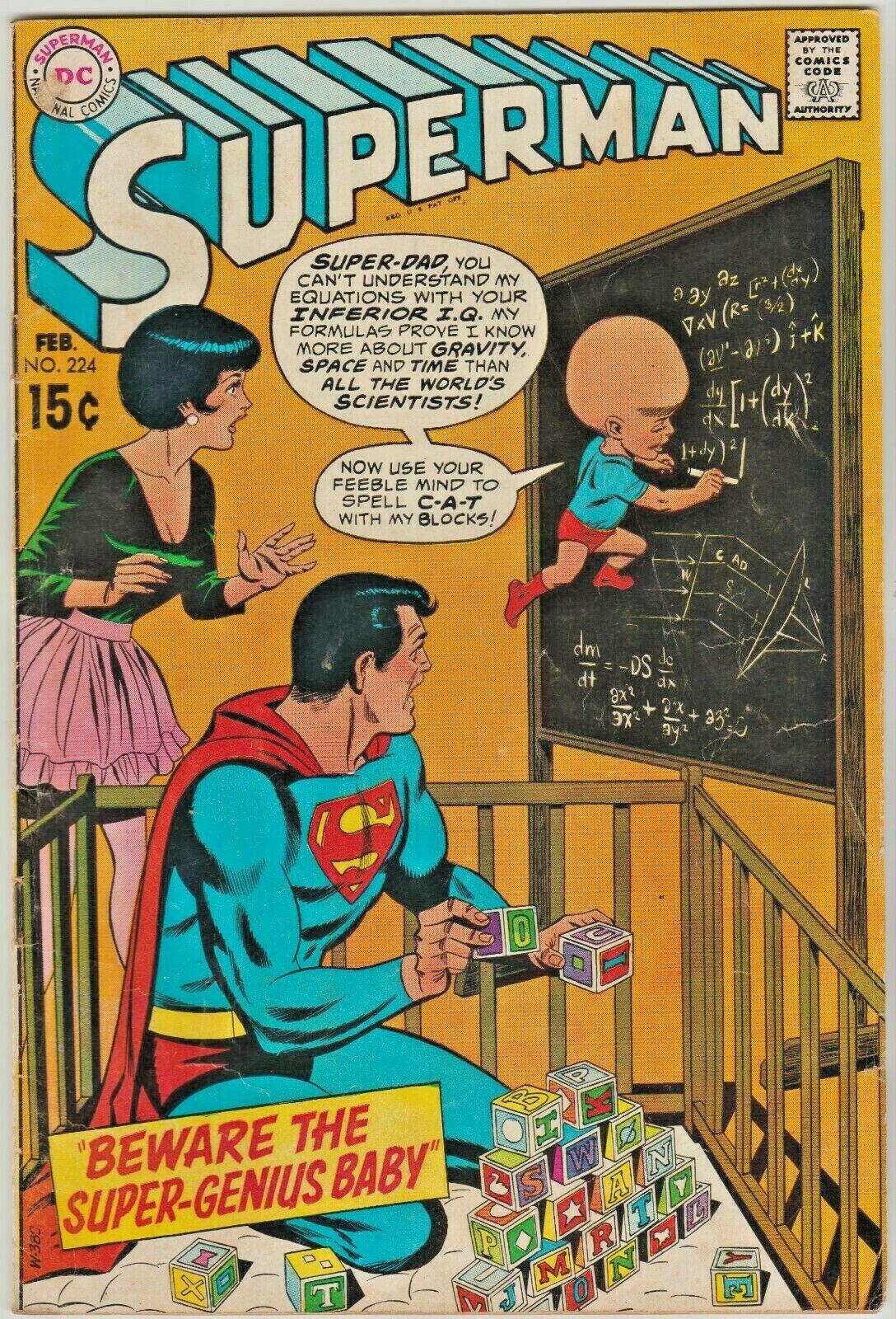 Superman #224 (1970) Prices | Superman Series