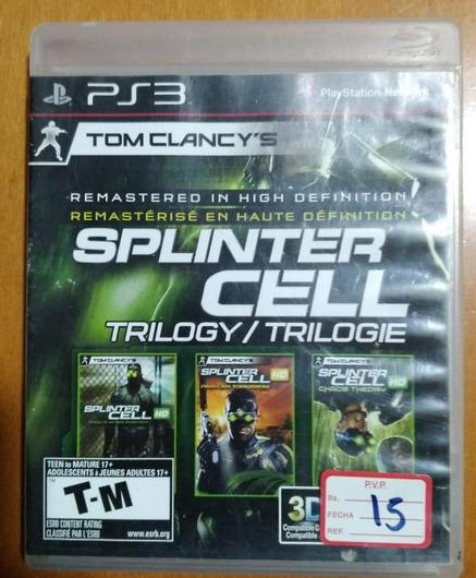 Splinter Cell Classic Trilogy HD | Item, Box, and Manual | Playstation 3
