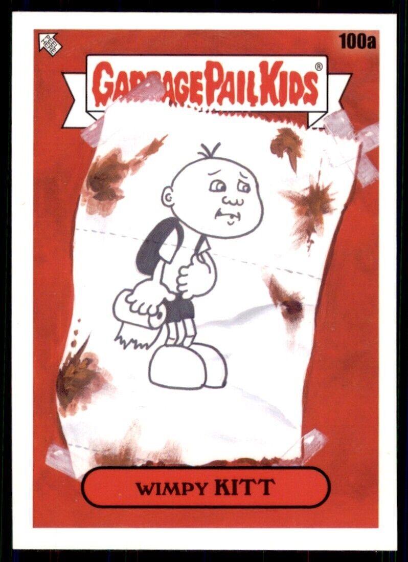 Wimpy Kitt #100a Prices | Garbage Pail Kids Book Worms | Garbage Pail Cards
