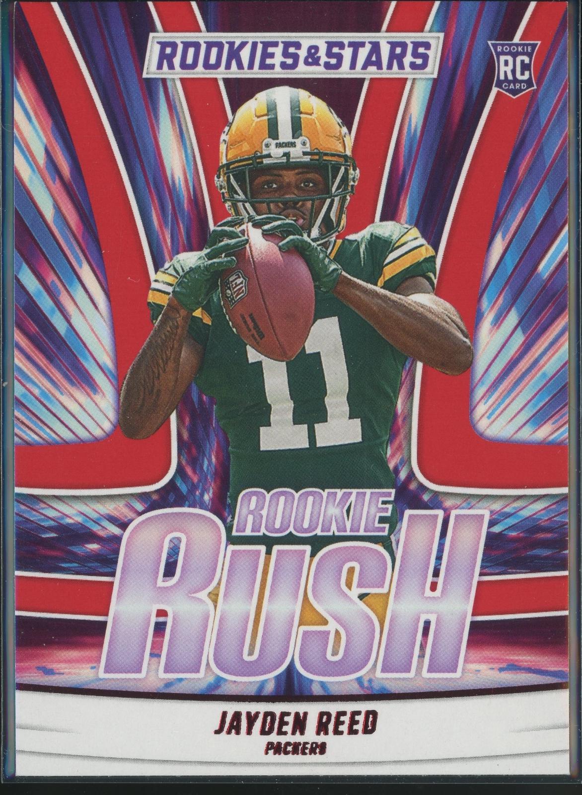 Jayden Reed [Red] | Ungraded | 2023 Panini Rookies & Stars Rookie Rush