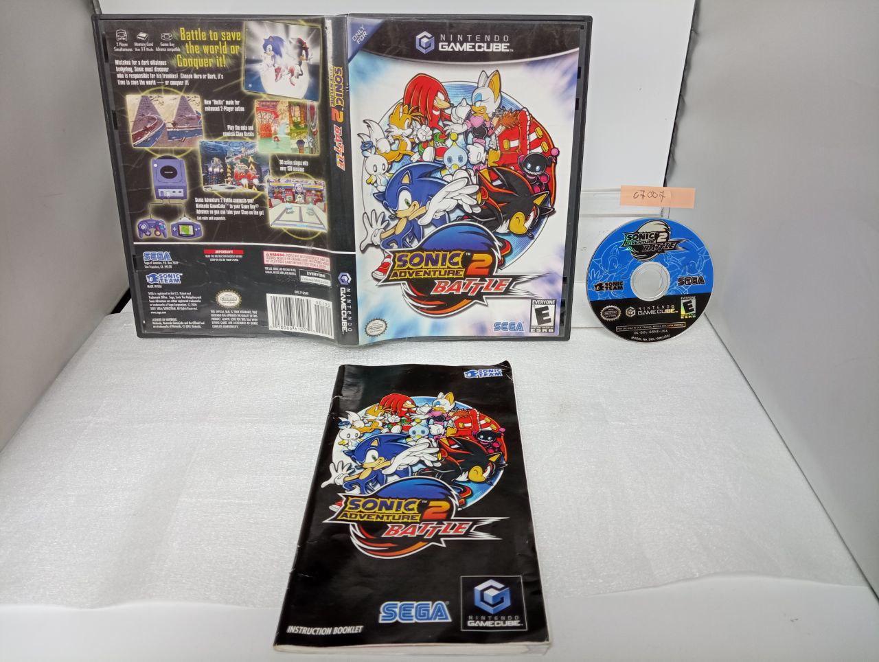Sonic Adventure 2 Battle | Item, Box, and Manual | Gamecube