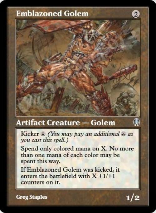 Emblazoned Golem Prices | Magic Apocalypse | Magic Cards