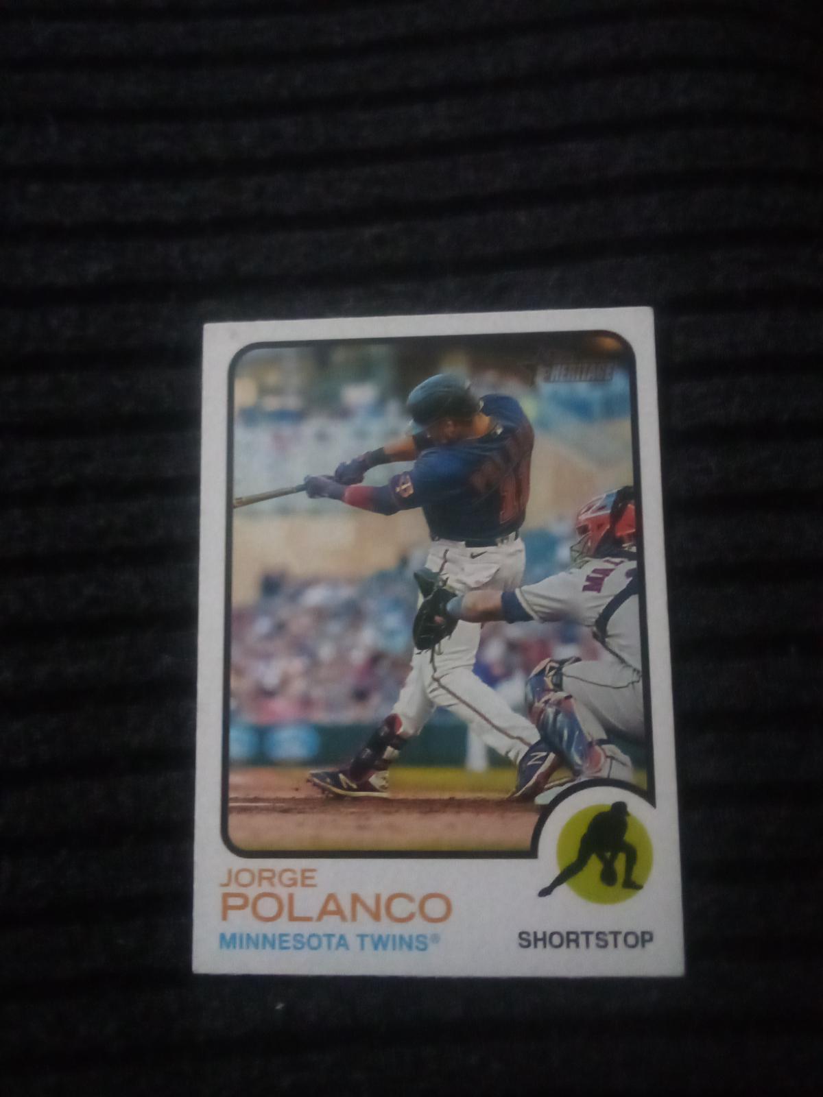 Jorge Polanco [French] | Ungraded | 2022 Topps Heritage