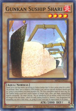 Gunkan Suship Shari MP22-EN127 Prices | YuGiOh 2022 Tin of the Pharaoh ...