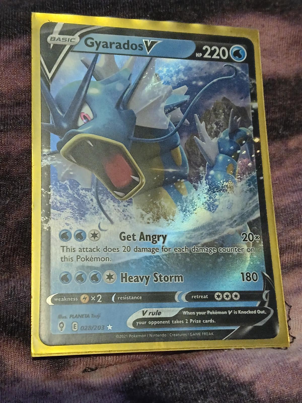 Gyarados V | Ungraded | Pokemon Evolving Skies