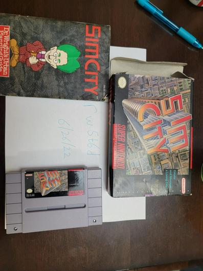 SimCity | Item, Box, and Manual | Super Nintendo