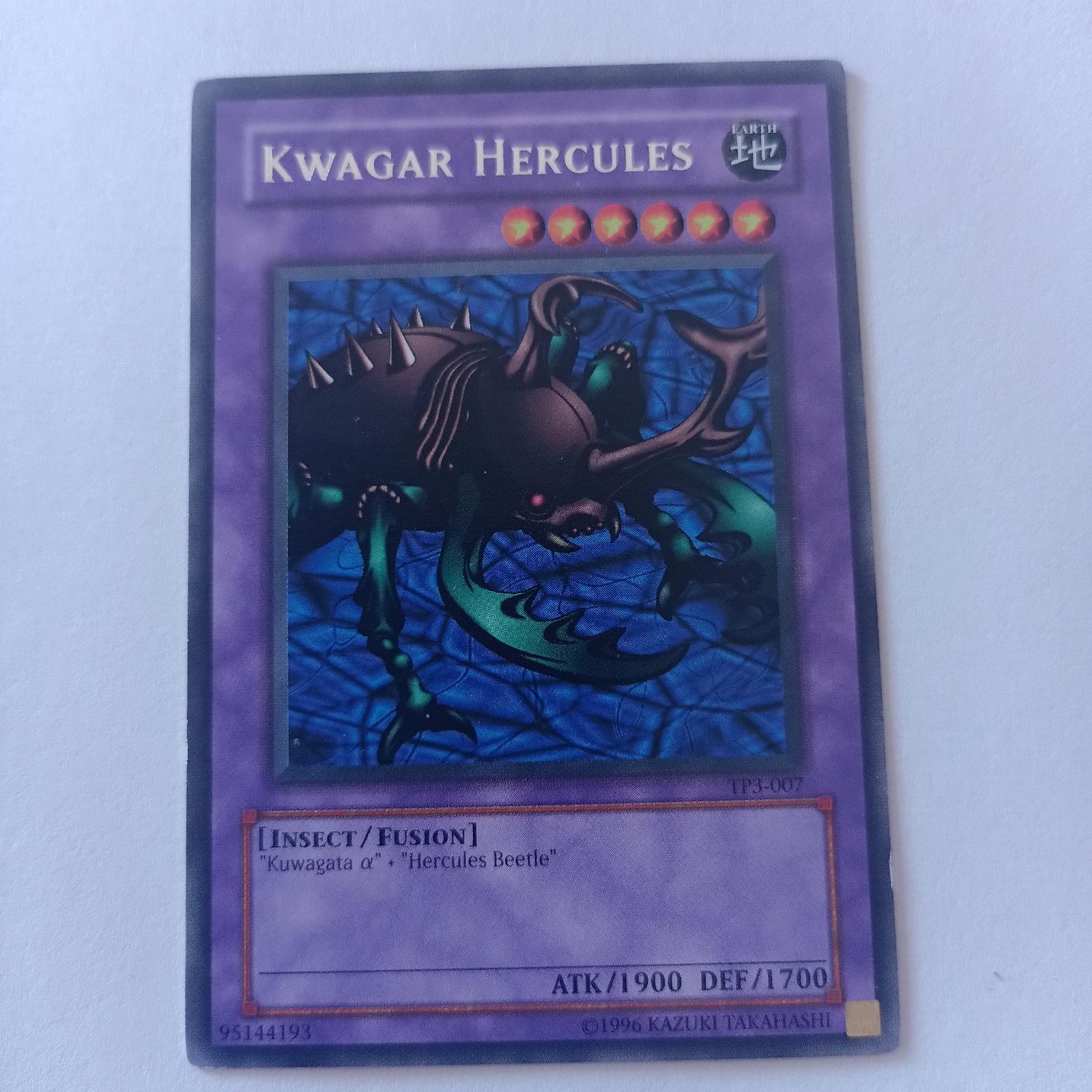 Kwagar Hercules Ungraded Yugioh Tournament Pack 3rd Season