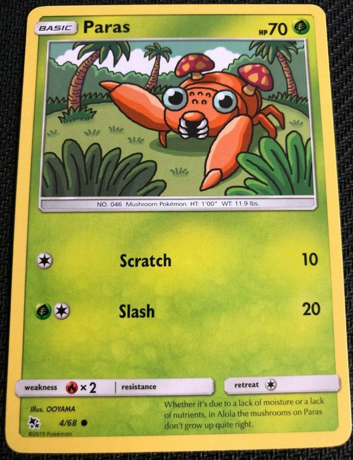 Paras #4 Prices | Pokemon Hidden Fates | Pokemon Cards